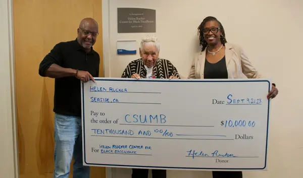 Helen Rucker used the occasion of her birthday to give back to CSUMB ...